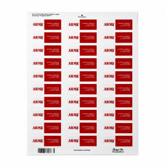 Army Mom Return Address Labels | Zazzle