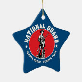 Army National Guard Historic Logo Ceramic Ornament | Zazzle