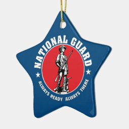 Army National Guard Historic Logo Ceramic Ornament | Zazzle