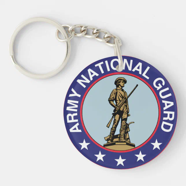 Army National Guard Keychain | Zazzle