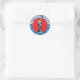Army National Guard Minuteman Military Logo Classic Round Sticker | Zazzle