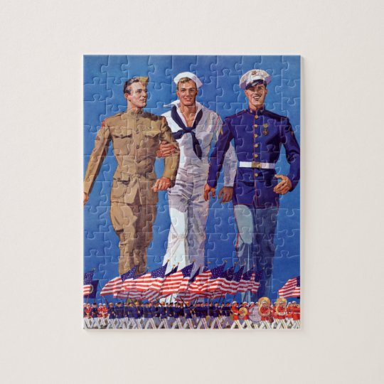 Army, Navy & Marines Jigsaw Puzzle | Zazzle.com