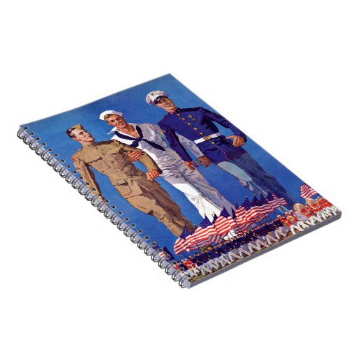 Army, Navy & Marines Notebook | Zazzle