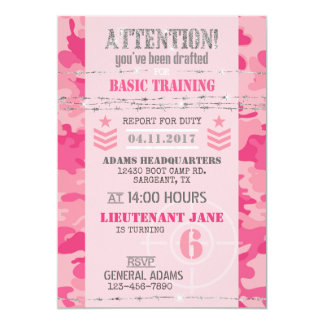 Boot Camp Invitations & Announcements | Zazzle