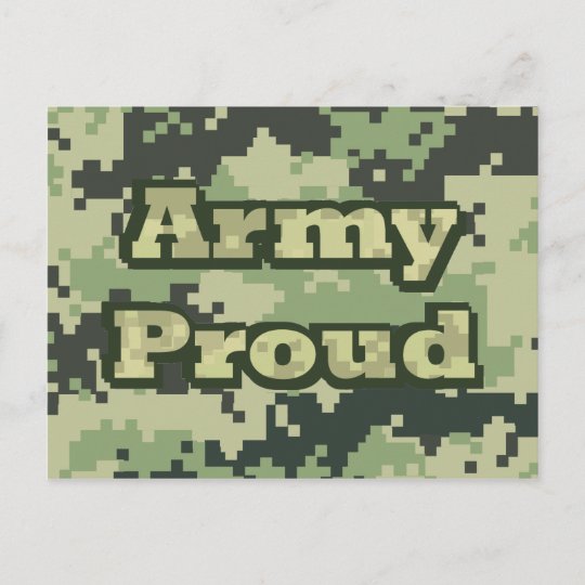 Army Proud Postcard | Zazzle.com