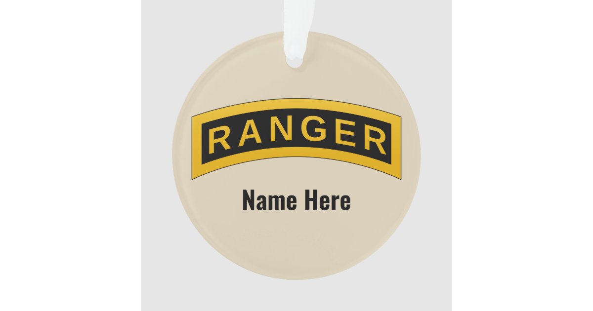 Army Ranger School Tab - Ornament | Zazzle