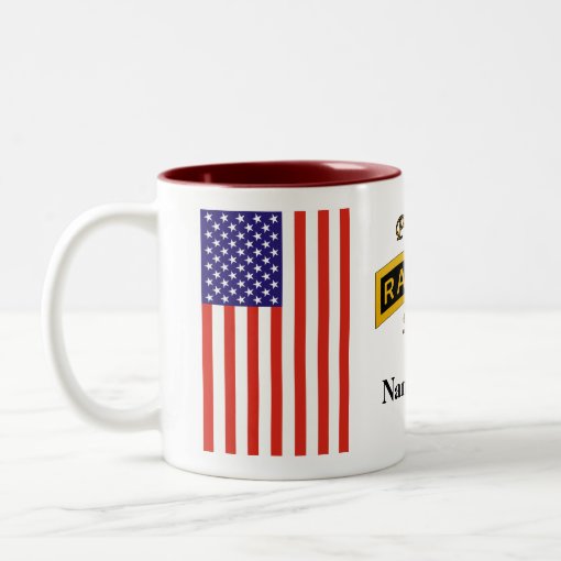 Army Ranger School Tab - Proud Mom - Two-Tone Mug | Zazzle