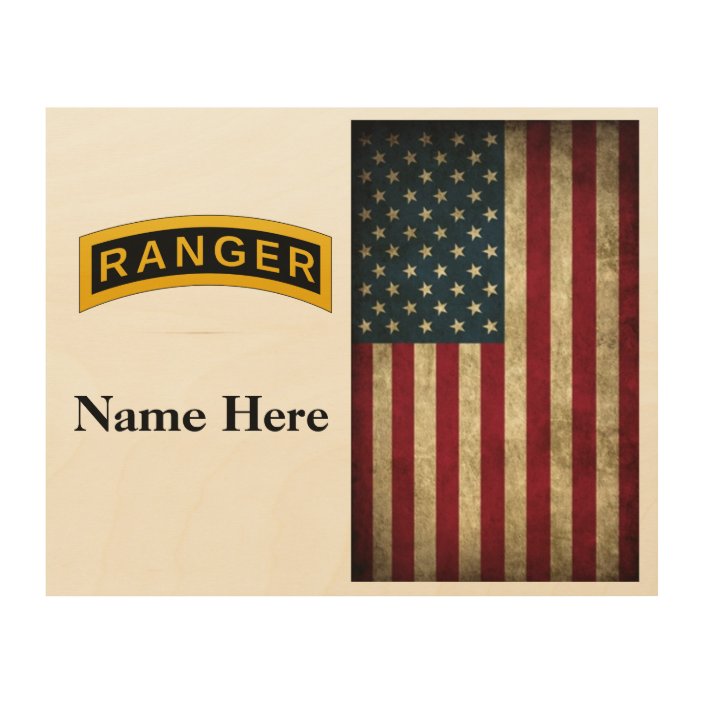 Army Ranger School - Wood Wall Art | Zazzle.com