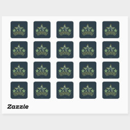 Army Sarge: Mission Ready Square Sticker | Zazzle
