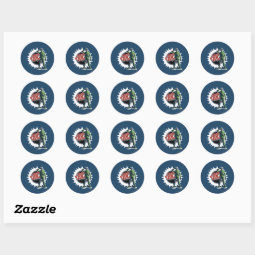 Army Sarge: Sir, Yes Sir! Classic Round Sticker | Zazzle