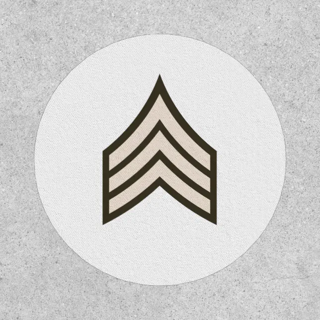 Army Sergeant rank Patch | Zazzle