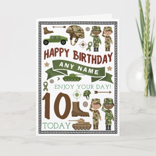 Military Birthday Cards | Zazzle