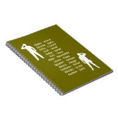 Army Soldier Phonetic Alphabet Cadet School Notebook | Zazzle