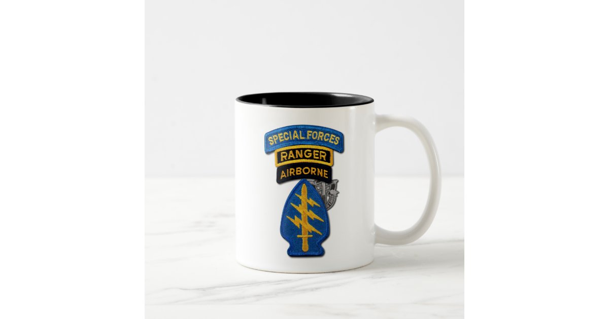 Army Special Forces Green Berets Rangers Vets Two-Tone Coffee Mug | Zazzle