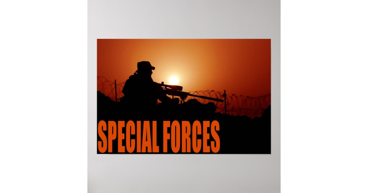 Army Special Forces Poster | Zazzle