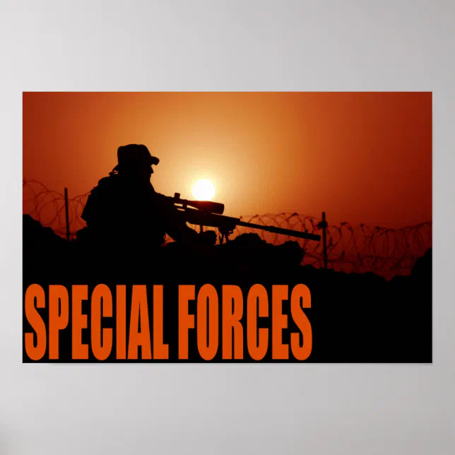 Army Special Forces Poster | Zazzle