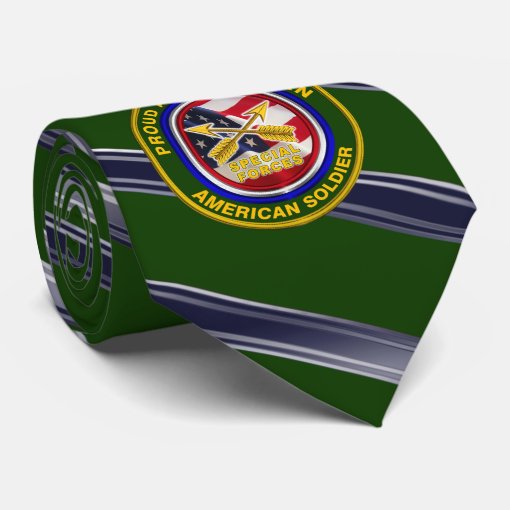 Army Special Forces Veteran Neck Tie | Zazzle