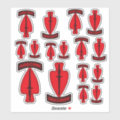 Army USASOC Special Ops Veterans Contour Sticker | Zazzle
