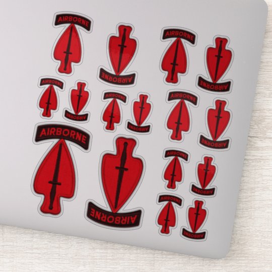 Army USASOC Special Ops Veterans Contour Sticker | Zazzle.com
