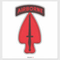 Army USASOC Special Ops Veterans Contour Sticker | Zazzle