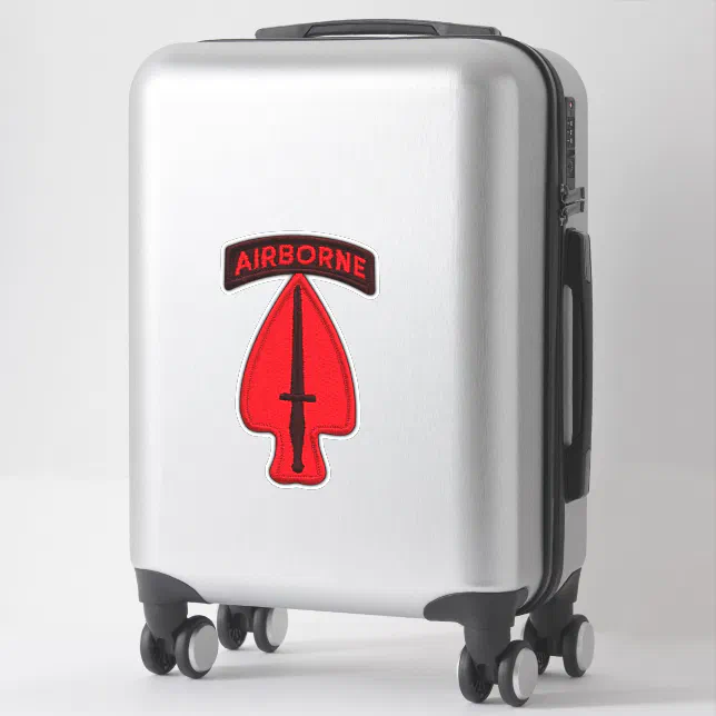 Army USASOC Special Ops Veterans Contour Sticker | Zazzle