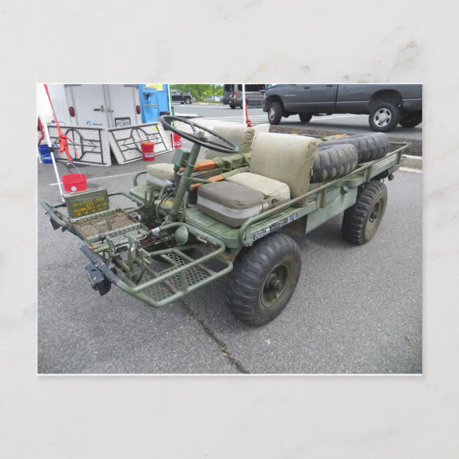 Army Vehicle Postcard | Zazzle