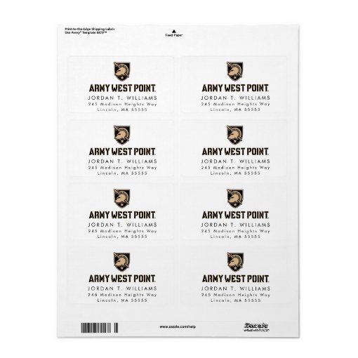 Army West Point Logo Label | Zazzle