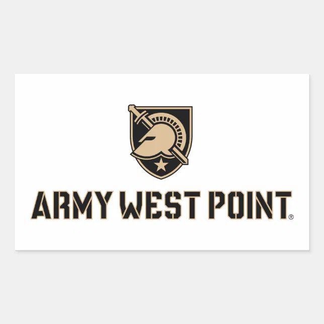 Army West Point Logo Rectangular Sticker | Zazzle
