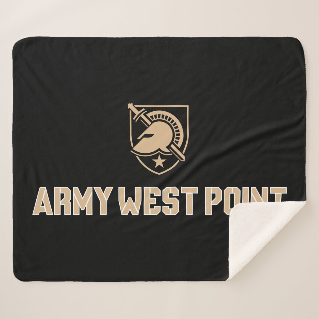 Army West Point Logo Sherpa Blanket | Zazzle