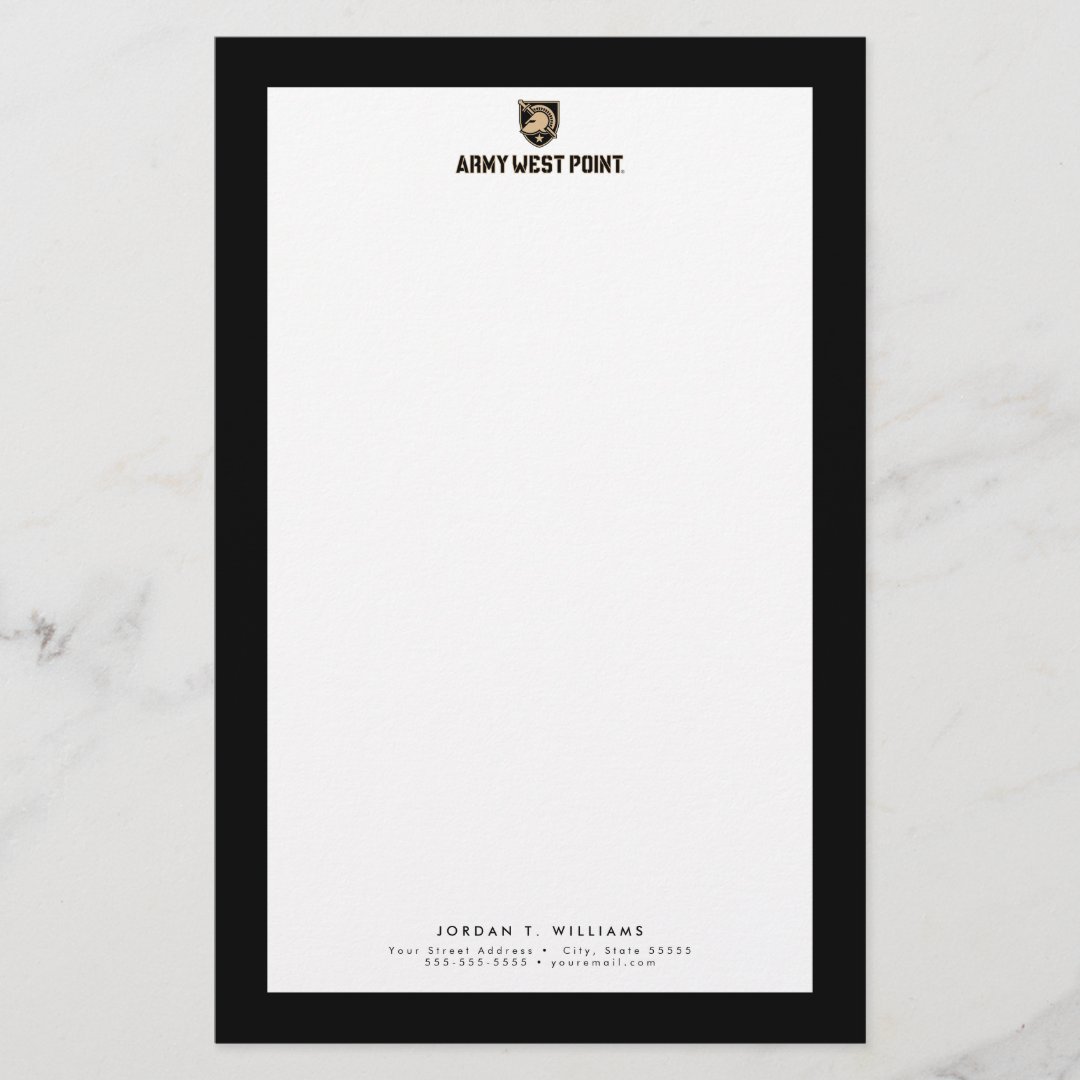 Army West Point Logo Stationery | Zazzle