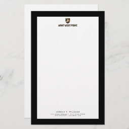 Army West Point Logo Stationery | Zazzle