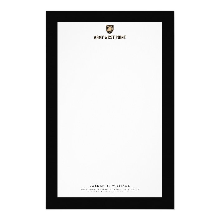 Army West Point Logo Stationery | Zazzle.com