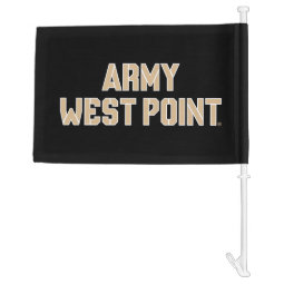 Army West Point Word Mark Car Flag | Zazzle
