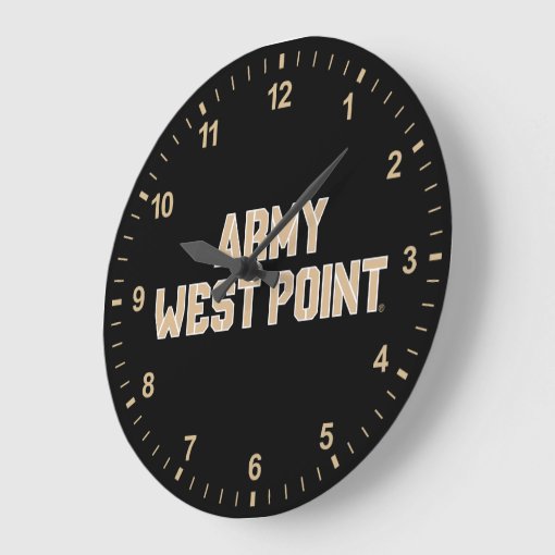 Army West Point Word Mark Large Clock | Zazzle