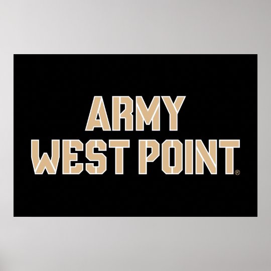 Army West Point Word Mark Poster | Zazzle.com