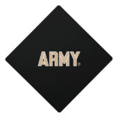 Army Wordmark Graduation Cap Topper | Zazzle