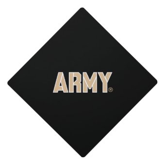 Army Wordmark Graduation Cap Topper | Zazzle