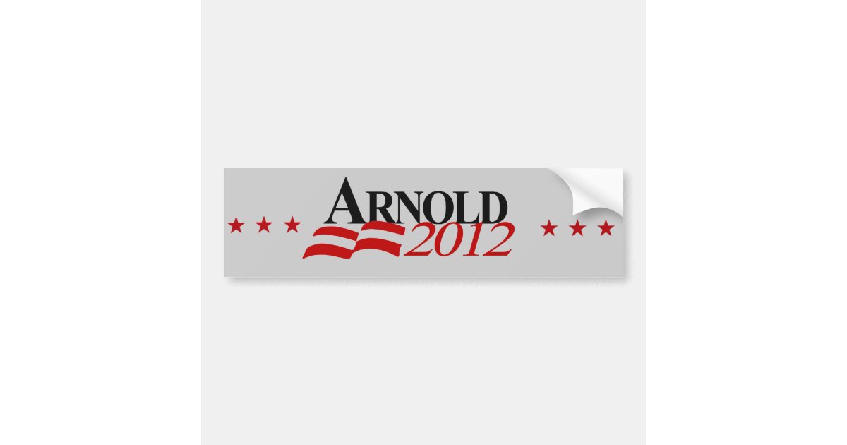 Arnold Bumper Sticker | Zazzle