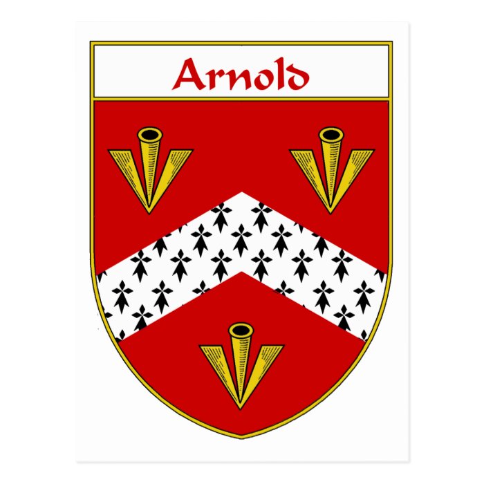 Arnold Coat of Arms/Family Crest Postcard | Zazzle