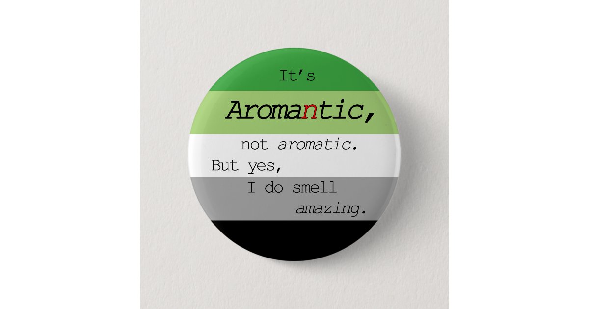 Aromantic/Aromatic Pin | Zazzle