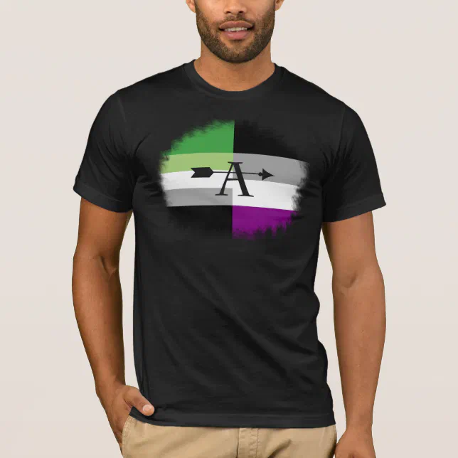 Aromantic Asexual Aro Ace Shirt | Zazzle