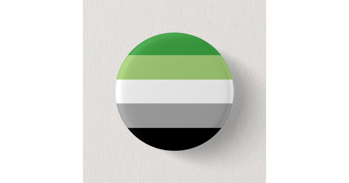 Aromantic Pride Flag Button | Zazzle