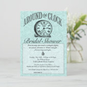 Around the Clock Bridal Shower Invitation | Zazzle