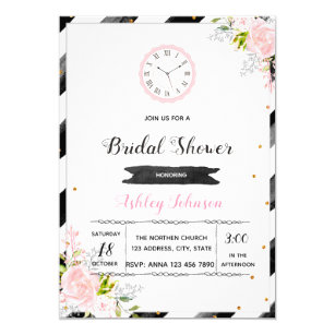 Clock Invitations | Zazzle