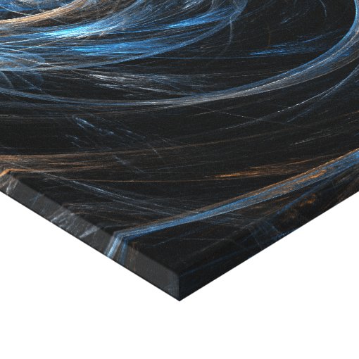 Around the World Abstract Art Wrapped Canvas Print | Zazzle