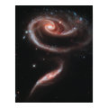 Arp 273 Interacting Galaxies (Hubble Telescope) Poster | Zazzle