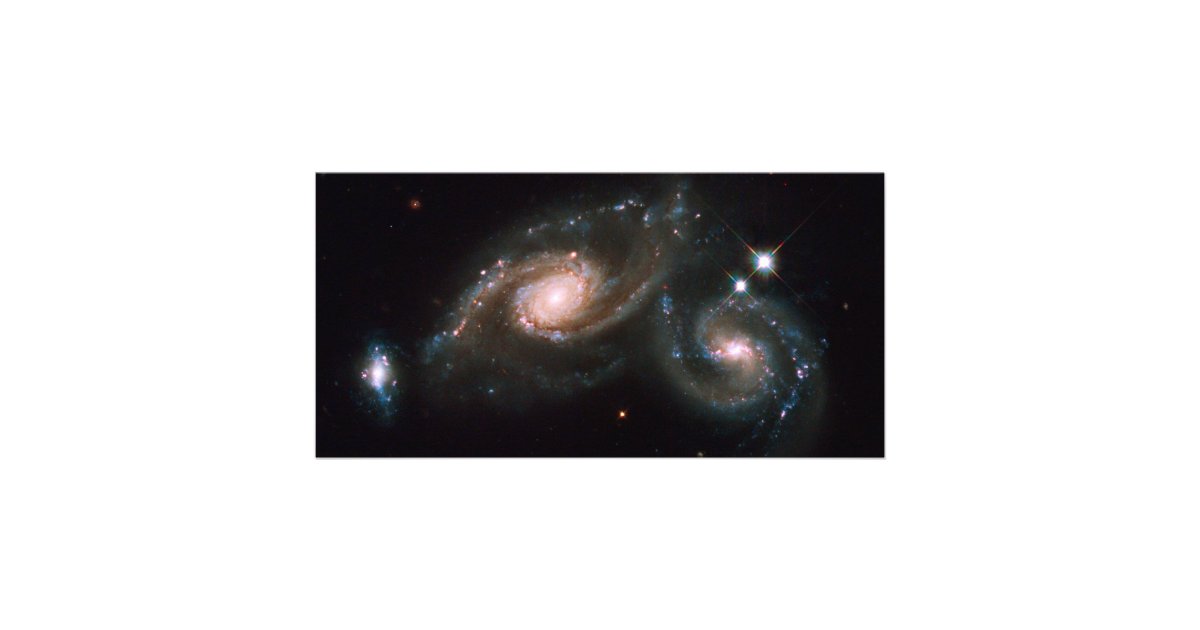 Arp 274 Galaxies NASA Space Card | Zazzle