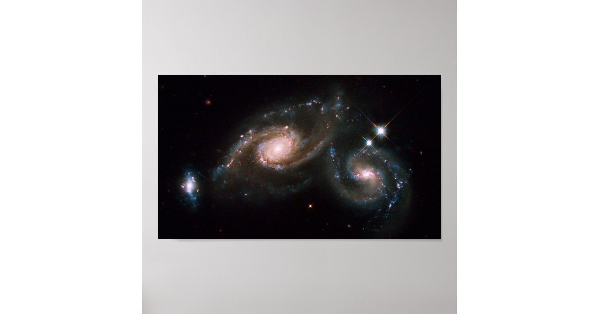 Arp 274 Galaxies NASA Space Poster | Zazzle