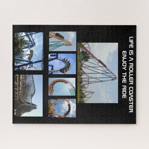 Array of Roller Coasters Jigsaw Puzzle | Zazzle