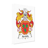Arriola Family Crest Canvas Print | Zazzle